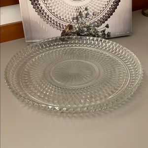 Indiana Glass | Dining | Nib Indiana Glass Crystal Hostess Plate | Poshmark